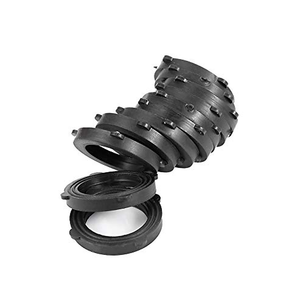 ZKZX Garden Hose Washer Heavy Duty Rubber Washer, Fit All Standard 3/4" Garden Hose Fittings 40PCS (Black)