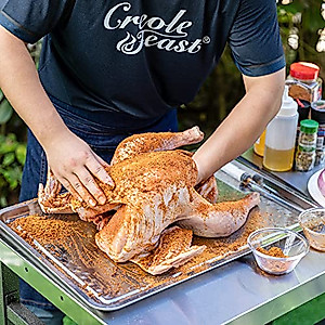 Grills House Turkey Fryer Set TF30TG, Aluminum Fish Boiler Steamer Kit with Heat-Resistant Gloves, 50,000 BTU Propane Burner, Ideal for Thanksgiving Day and Outdoor Cooking, 30 Qt & 10 Qt Pot