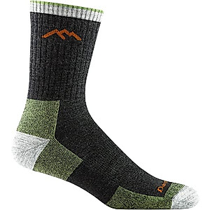 Darn Tough (Style #1466) Men's Merino Wool Micro Crew Hiker Sock With Cushion - Lime, Large