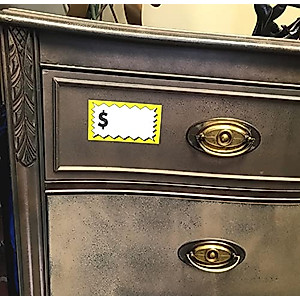 Sunburst Systems 7071 Large Item Pricing Stickers, 75 Count, with Space to Write Pricing