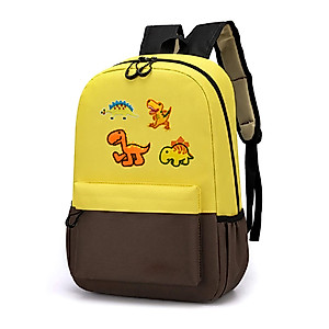 Woohome Iron on Patches, 25 PCS Mixed Dinosaur Appliques Stickers Embroidery Applique Sewing or Iron on for Decoration DIY T-Shirt Hat Coat Dress Sticker