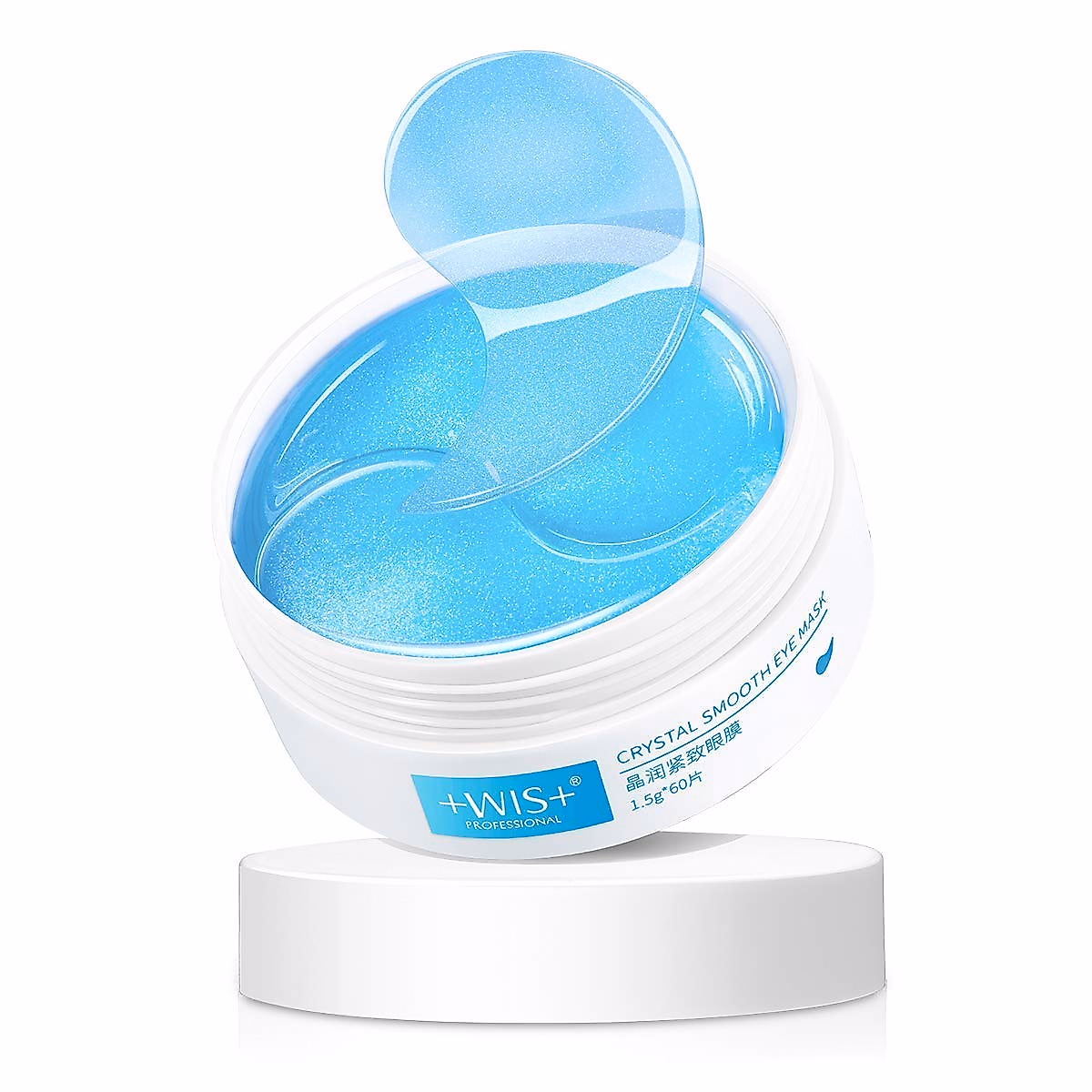 +WIS+ Under Eye Patches 60 Pcs With Collagen for Dark Circles, Puffy Eyes, Undereye Bags, Wrinkles, Hyaluronic Acid Eye Mask to Hydrating for Dry Skin