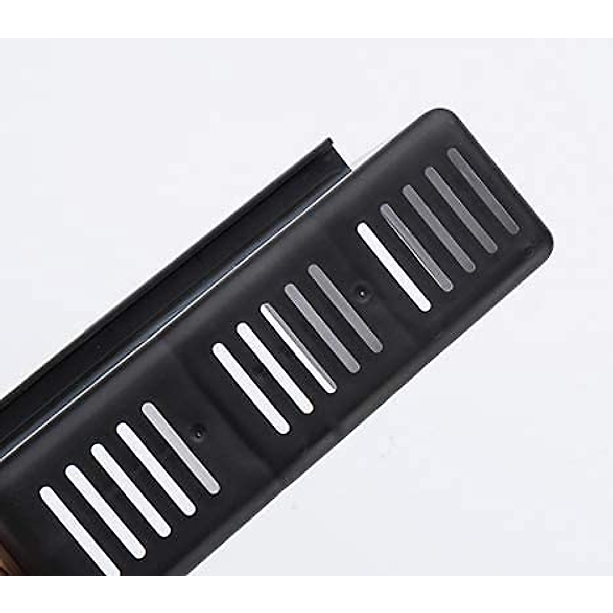 SUNFICON Dish Drainer Dish Drying Rack Kitchen Countertop Dishes Draining Holder Organizer with Drip Tray Cutlery Utensil Holder Heavy Duty Metal RV Studio Small Apartment 18.5x10.83x7.48in,Black