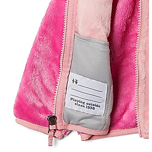Columbia Baby Foxy Baby Sherpa Full Zip, Pink Ice/Pink Orchid, 12/18