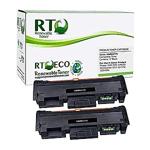 Renewable Toner Compatible Toner Cartridge Replacement for Xerox 106R02775 106R2775 WorkCentre 3260 /DNI 3260/DI 3215 3215/NI 3225/DNI (Pack of 2)