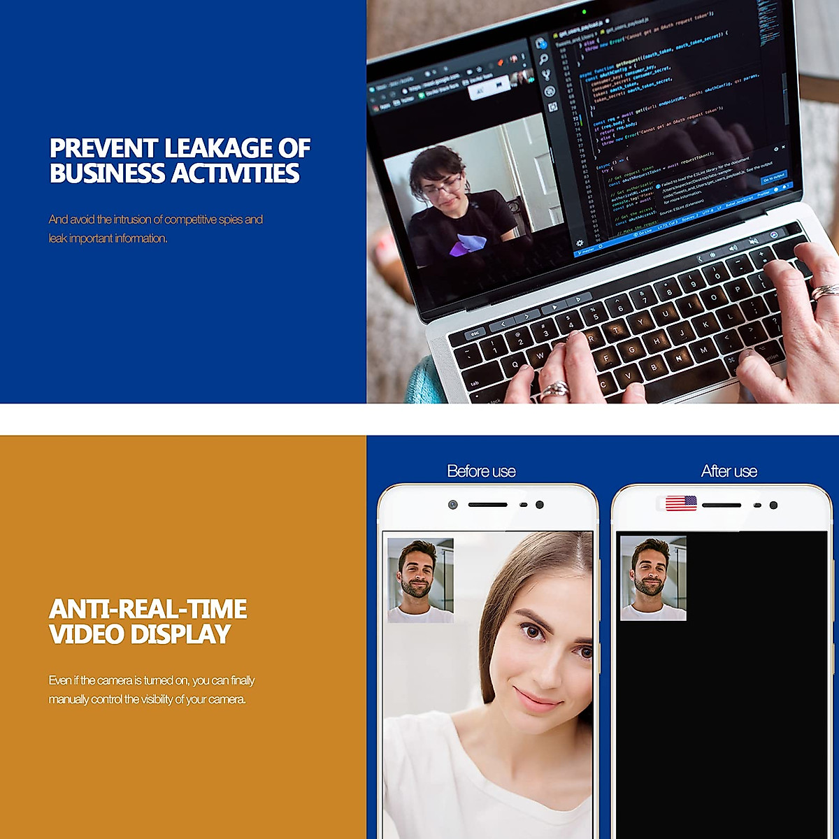 SOLUSTRE 4 Pcs Camera Privacy Cover Mobile Phone Camera Cover Phablet Computadora Laptop Webcam Tablet Phone Flat Red Protective Cover Environmental Protection Material Plastic Slider