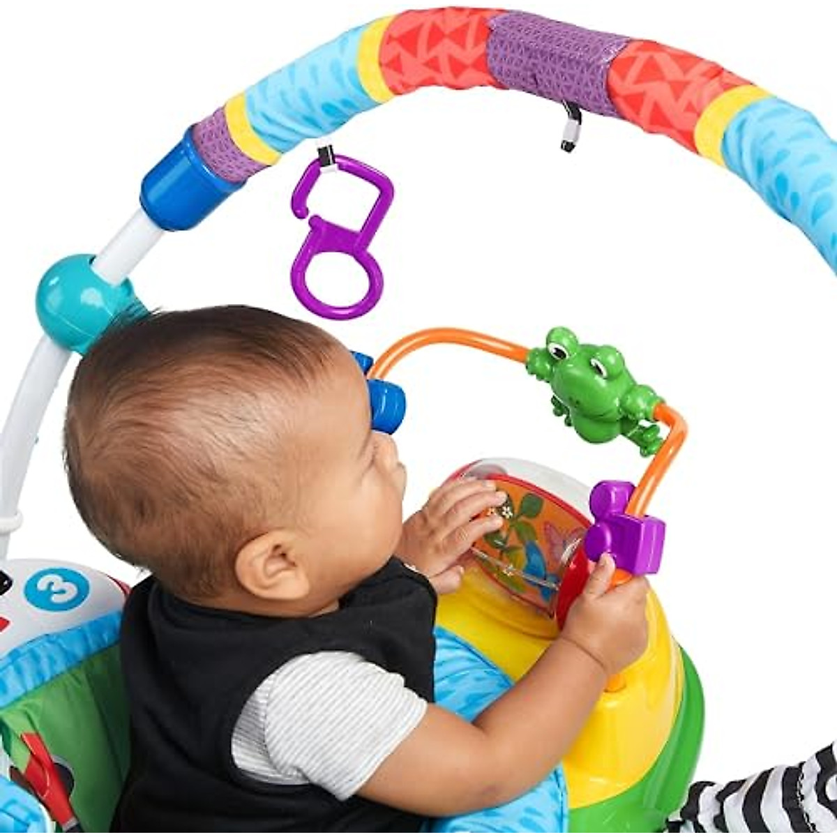 Baby Einstein Neighborhood Friends Activity Jumper with Lights and Music, 6 Months+, Max weight 25lbs., Unisex