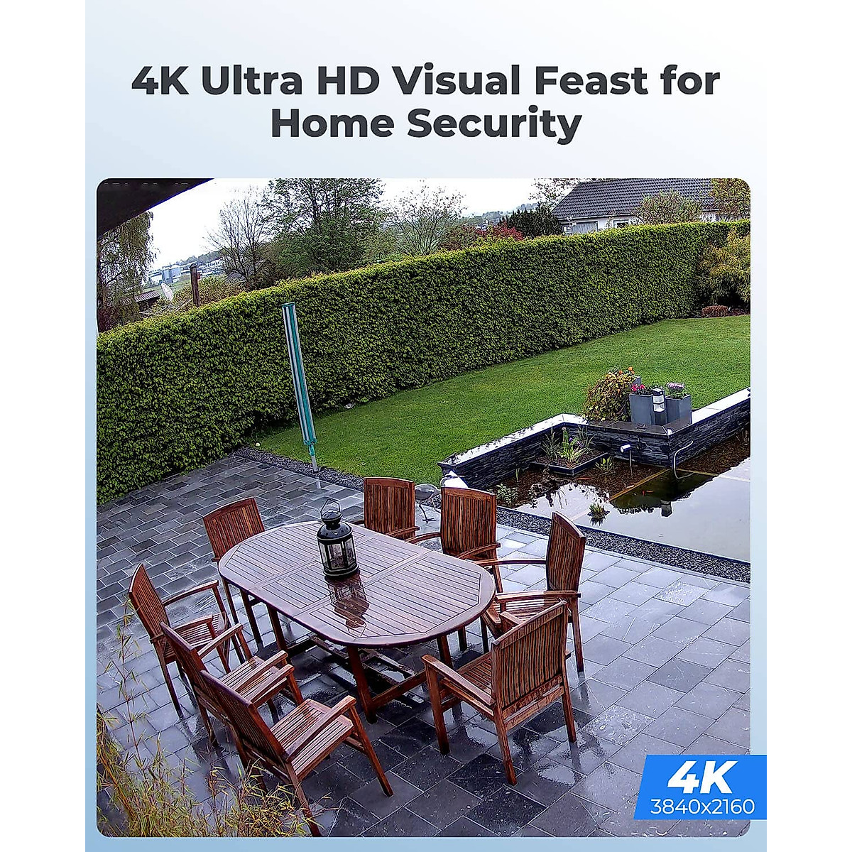 REOLINK 8MP PoE Home Security Camera RLC-810A with Smart Human/Vehicle/Pet Detection,Timelapse,100ft Night Vision,and RLC-811A with 123° FoV, 5X Optical Zoom for Outdoor Usage