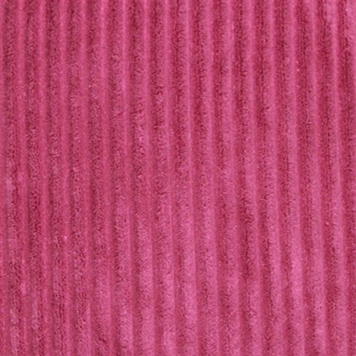 PILLOW DÉCOR Wide Wale Corduroy 18x18 Magenta Pink Throw Pillow