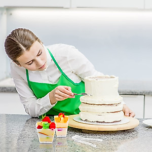 100 Sets Square Dessert Cups with Lids and Spoons Including 50 Pcs 5 oz Clear Yogurt Parfait Cups with Lids 50 Pcs 7oz Small Plastic Dessert Cups Glass Mini Shooter Cups Container for Ice Cream Bowl