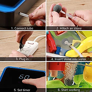 Airthereal AH1000 Portable Ozone Machine for Liquid and Air - 1000 mg/h, Multipurpose Ozonator with Negative Ion and Timer