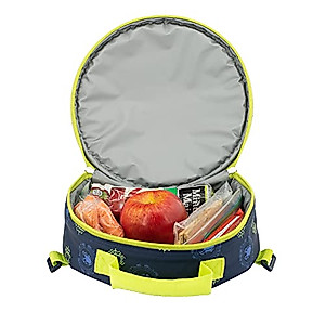 AI ACCESSORY INNOVATIONS Blue Beetle 4 Piece Backpack Set, Kids Super Hero 16" School Bag with Front Zip Pocket, Blue