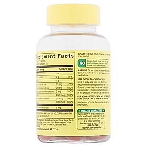 Vitamin B for Adults with Vitamin B6, B12, C, Biotin, Niacin, Folic Acid, Vegan - Vegetarian - Energy, Spring Va, Gummy