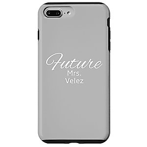 iPhone 7 Plus/8 Plus Mrs. VELEZ personalized engagment announcment Case