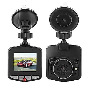 Car Driving Recorder, 1080P Full HD Dash Cam Portable 2.2inch Car DVR Camera 170° Digital Driving Video Recorder A5 Built-in GPS Recorder Loop Recording 1/3" CCD Image Sensor Anti-Vibration OSD