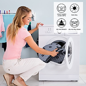 SOYATER 2PCS Washable Reusable Puppy Pee Pads - Dog Potty Potty Training Pads Waterproof, Absorption Housebreaking Mat, Pee Pads for Dogs Small BL010 (Grey-1, 28 X 40 in)