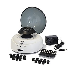 ULAB Mini Centrifuge, Lab Benchtop Micro Centrifuge 7000RPM, Low Noise, 2 Rotors for 8 x 0.2/0.5/1.5/2.0ml and 0.2mL×32 PCR Strips or 0.2mL×4 PCR 8 Strips, UMP1008