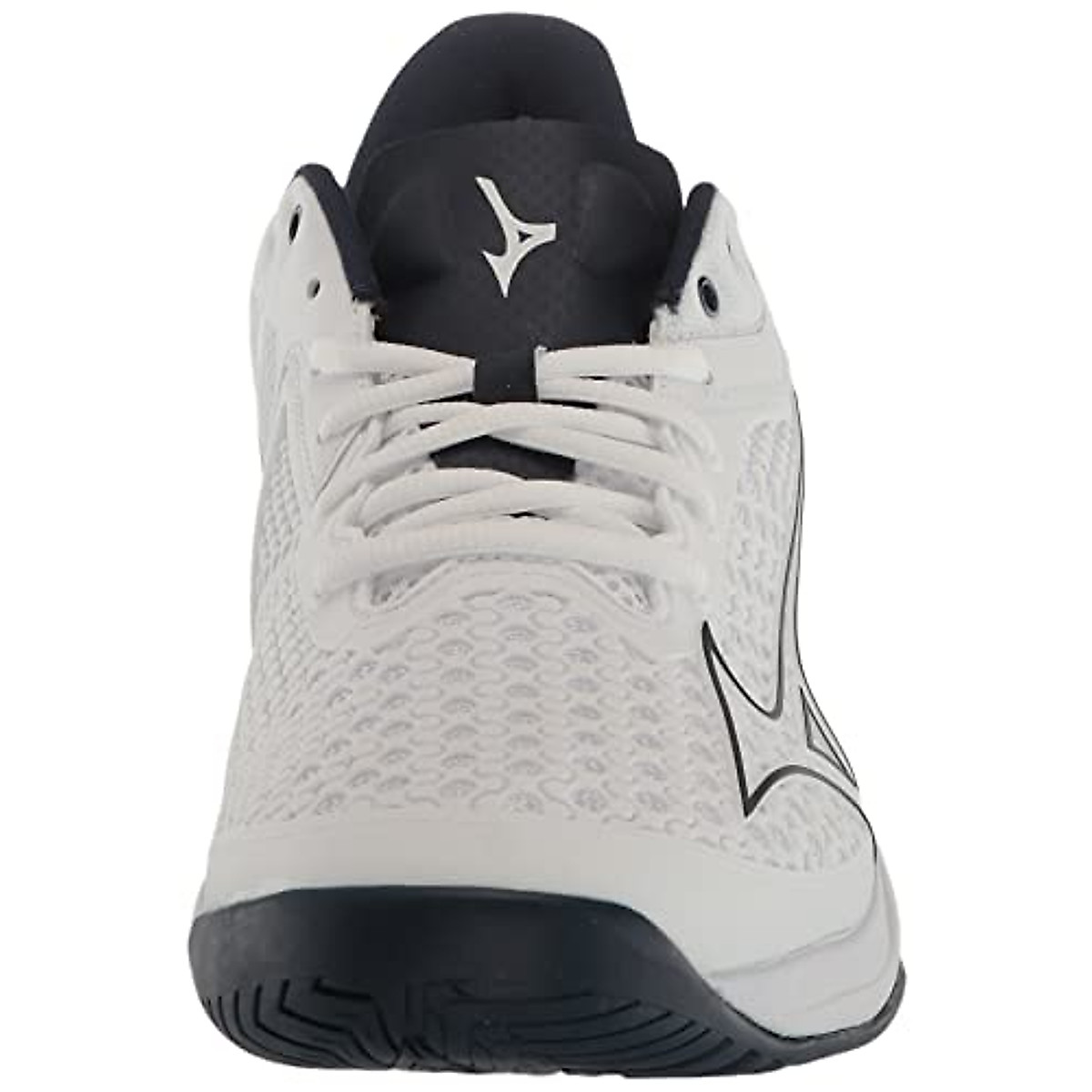 Mizuno Wave Exceed Tour 5 AC Men Tennis Shoe, White-Dress Blue, 9.5