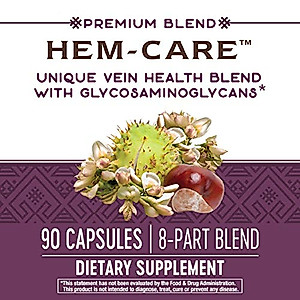 Nature's Way Hem-Care Unique Vein Tone Blend, 90 Count