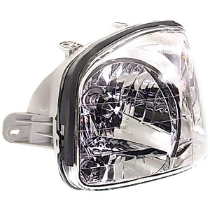 Garage-Pro Headlight Set Compatible with 2003-2006 Hyundai Santa Fe, Driver and Passenger Side, with Bulbs, Halogen, Production Date From July 14 2003