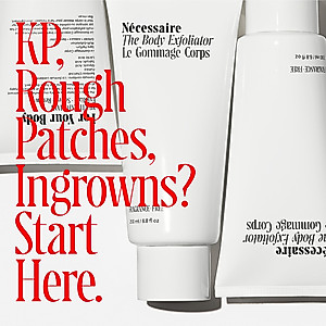 Nécessaire The Body Exfoliator. Eucalyptus. AHA/BHA/PHA. Resurface Skin. Smooth KP and Rough Patches. Hypoallergenic. Dermatologist-Tested. 180 ml / 6.1 fl oz