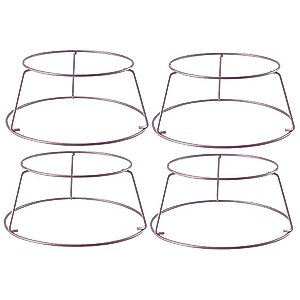 4 Pcs bread cooling rack round crackers baking trays for oven non stick cookware bakery cooling rack Cooling Racks for Baking oven grill rack Stainless Steel Cooling Bracket cooler Abaodam
