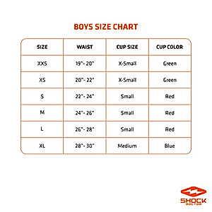 Shock Doctor Compression Shorts with Protective Bio-Flex Cup, Moisture Wicking Vented Protection, Youth & Adult Sizes Black