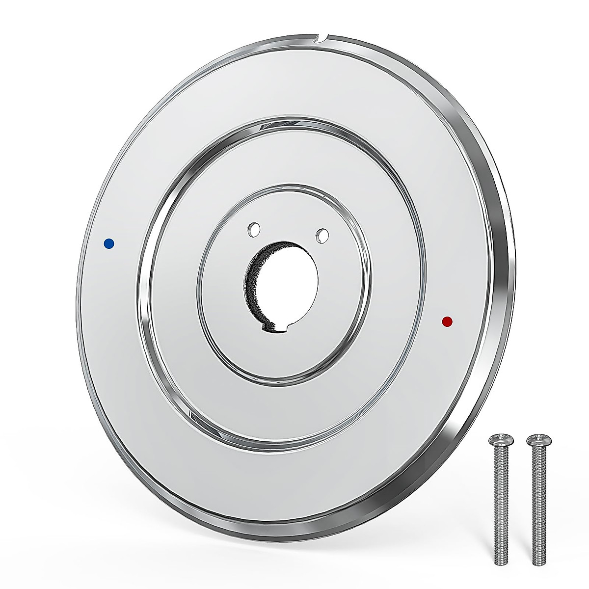 16090 Chateau Collection Escutcheon Replacement Compatible with Moen One-Handle Tub and Shower Faucet Cover Plate, Chrom