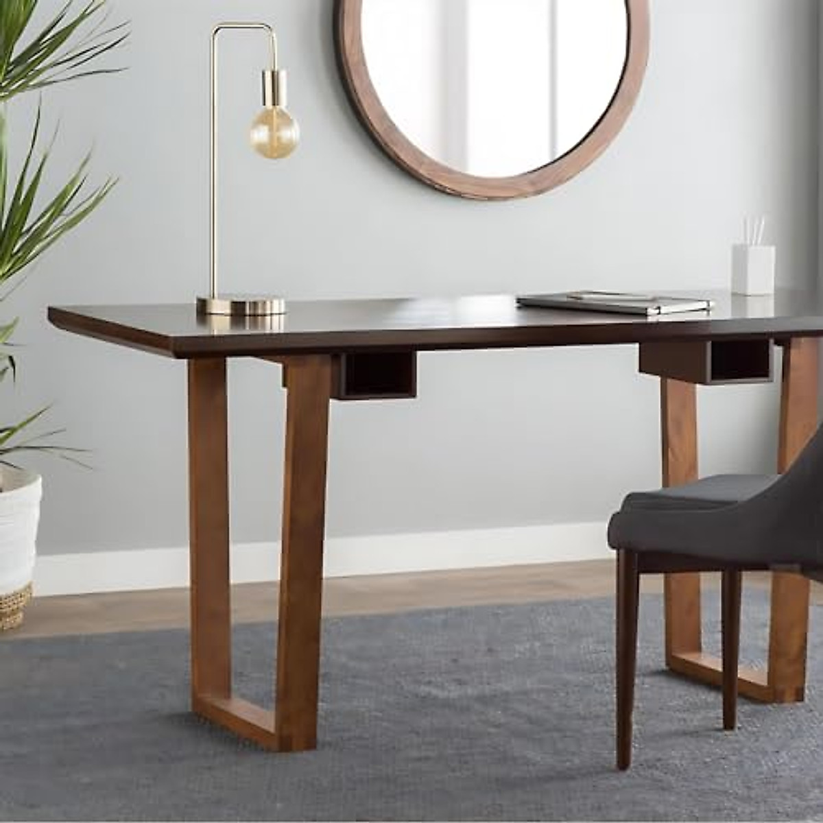 Alveare Home Adler Home Office Writing Desk, Oak