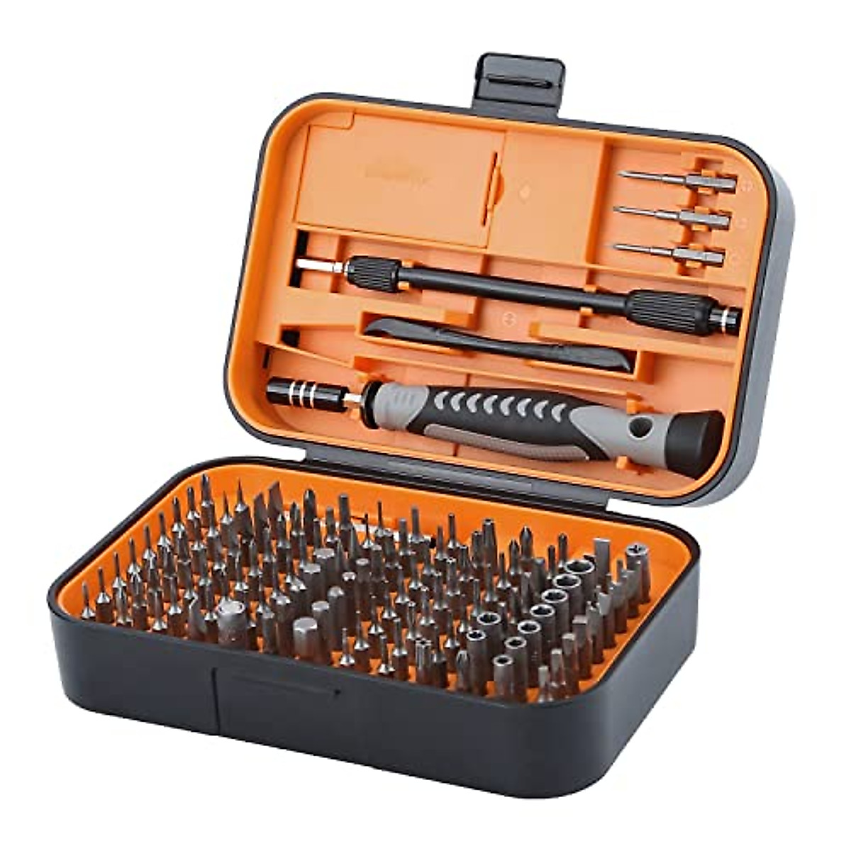 Precision Screwdriver Set, Laptop Repair Tool Kit, Kingsdun 130 in 1 Professional Computer Magnetic Screwdrivers Kit with 120 Bits Torx Star Screwdriver for PC, Xbox, Phone, Switch, Rc Car DIY