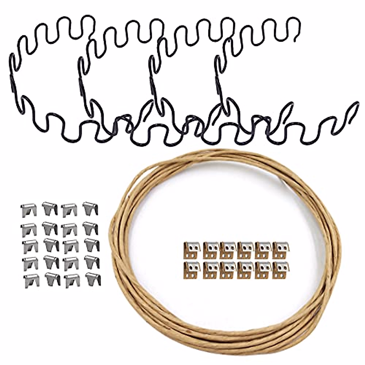 Carkio 22" Sofa Upholstery Spring Replacement Kit for Funirture Couch Repari Automotive and Others