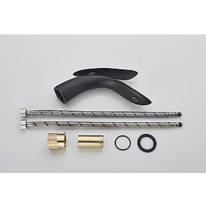 ItoNc Kitchen Sink Mixer Taps Bath Faucets, Rose Brass Basin Faucet, Solid Cold and Hot Water Mixer, Bathroom Faucet, Single Handle Water Sink Tap Compatible with Balcony Laundry,Kitchen faucets