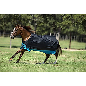 AMIGO Mio Turnout Sheet Lite Black/Turquoise/Black 81