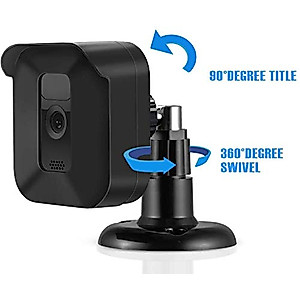 AOTNEX Wall Mounts for Blink Outdoor Camera, Outdoor Weather Proof Housing with Adjustable Mount for Blink XT/XT2 Home Security System 3 Packs (XT2 Black)