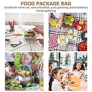 Luxshiny Insulated Grocery Bag Pizza Delivery Bag, Insulated Carrier Bags White Delivery Bags Grocery Bags for Pizza Food Dinner (26x30cm) Grocery Tote Bags