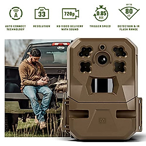 Moultrie Mobile Edge Cellular Trail Camera 2-Pack,Brown