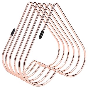 Estink Desk Book Storage Rack, 5 Slot Heart Shaped Book Shelf Telescopic Files Folder Stand Office File Organizer Bookshelf Decor Craft Supplies for Office Home Desk Decoration (Rose