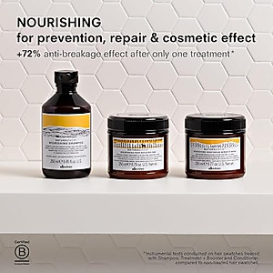 Davines Naturaltech NOURISHING Shampoo, Gentle Cleansing Action For Dehydrated Scalps And Dry, Brittle Hair, 8.45 fl. oz.