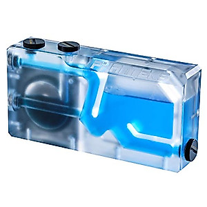 Phanteks Glacier R160C Combo Reservoir for DDC Pump, Transparent Acrylic Backplate, Integrated Digital-RGB Lighting, (PH-R160C_02)