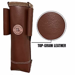 Heavy Duty Leather Welding Rod Holder/Electrode | Welding Rod Pouch/Bag Reinforced Bottom