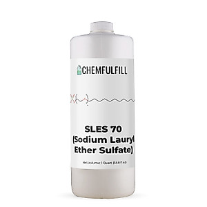 Chemfulfill Sodium Lauryl Ether Sulfate 70% – SLES 70% (SLES70) (Gallon (128 fl oz))
