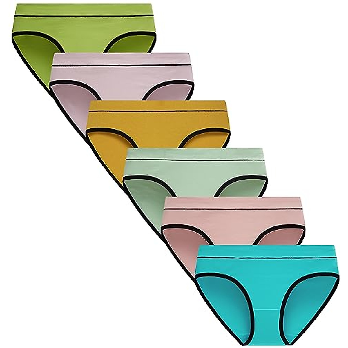 Dolphin&Fish Big Girls Underwear Cotton Teens Girl Panties Size 16-18Years Multipack