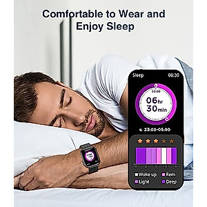 2023 Smart Watches for Men Women with Bluetooth Call Answer/Dail,1.9'' HD Full Touch Screen Fitness Tracker, IP67 Waterproof Smartwatch with Blood Pressure Sleep Monitor for Android and iPhone