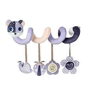 AIPINQI Spiral Activity Toy, Baby car seat Toys,Bed Stroller Toy Comfortable Spiral car seat Toy for Infants Colorful Hanging Toys for Car Seat