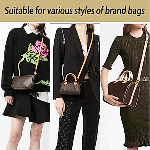 COLSEEY Genuine Vachetta Leather Crossbody strap Genuine leather Adjustable Replacement Strap for Shoulder Bag Handbag Purse(0.39 Inch Width Unadjustable)