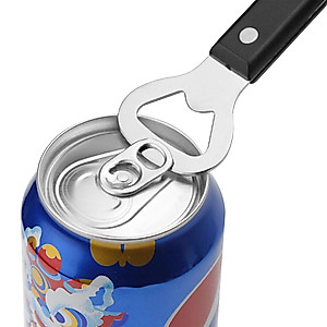 QIENL 2 Pack Bottle Openers, Beer Can Opener,Can Opener Manual, Bottle Cap Opener, Bottle Opener Bartender, Soda Can Opener, Stainless Steel Bottle Opener