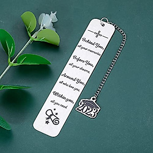 2023 Graduation Bookmark Gifts for Women Men Him Her Class of 2023 Teen Girl Boy 5 8 12 Grade Seniors College Students Inspirational Grad Book Lover Master Nurse 16 Birthday Christmas Stocking Stuffer
