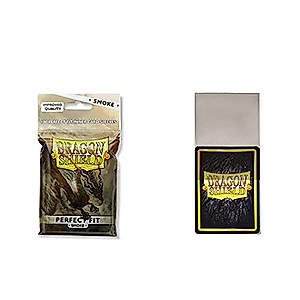 10 Packs Dragon Shield Perfect Fit Smoke Inner Sleeves Standard Size 100 ct