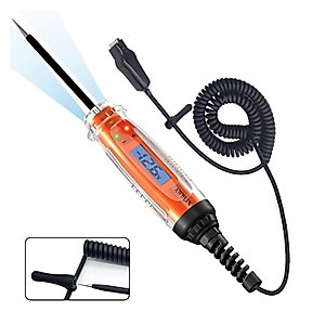 AWBLIN Automotive Test Light 3-60V DC Digital Light Tester with Voltmeter, Heavy Duty Auto Circuit Tester with LCD Backlight Display and LED Indication, Electric Test Pen with Illumination