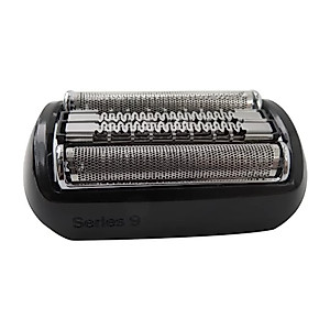 92B Series 9 Replacement Electric Shaver Replacement Head for Br-aun All Series 9 Electric Razors 9290cc, 9291cc, 9370cc, 9293s, 9385cc, 9390cc, 9330s, 9296cc(Black)